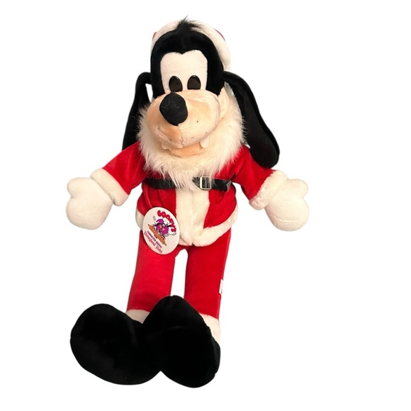 Disney | Toys | Disney Goofy Red And White Plush With Black Details ...